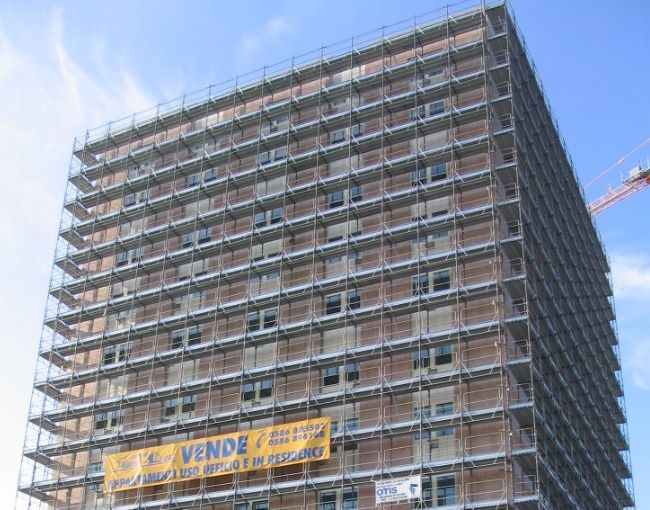 Fixed scaffolding - PH 105 - Ceta Spa - facade / modular