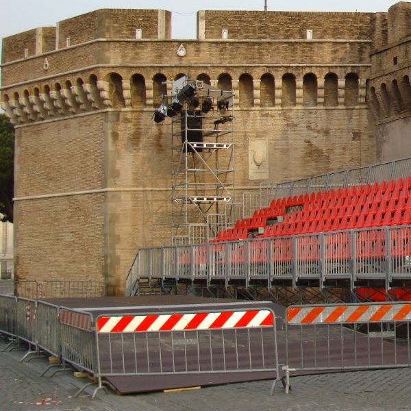 Protective barrier - CITY series - Ceta Spa - portable / modular