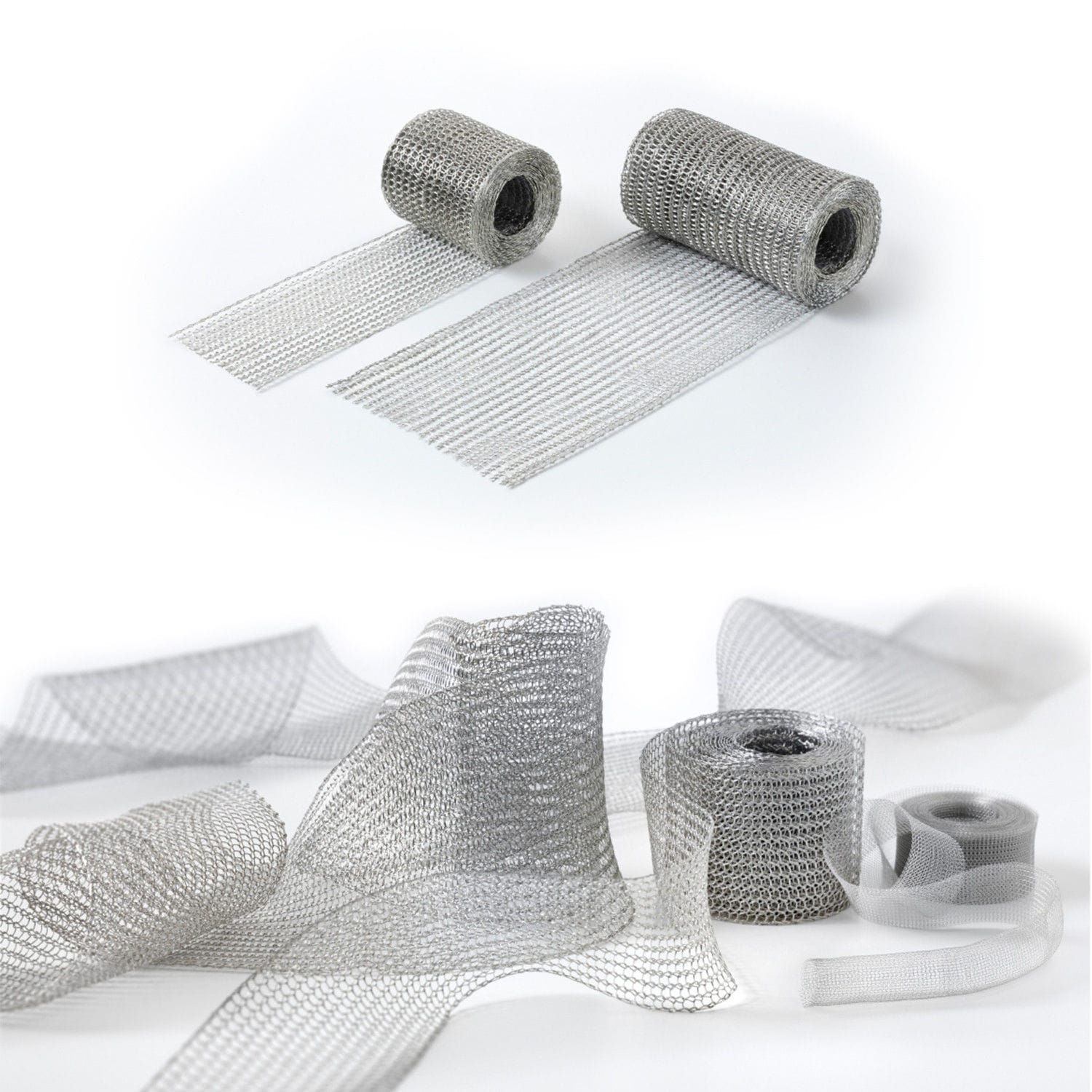 EMC shielding material - Flat-knitted copper tape - LEONI Draht GmbH