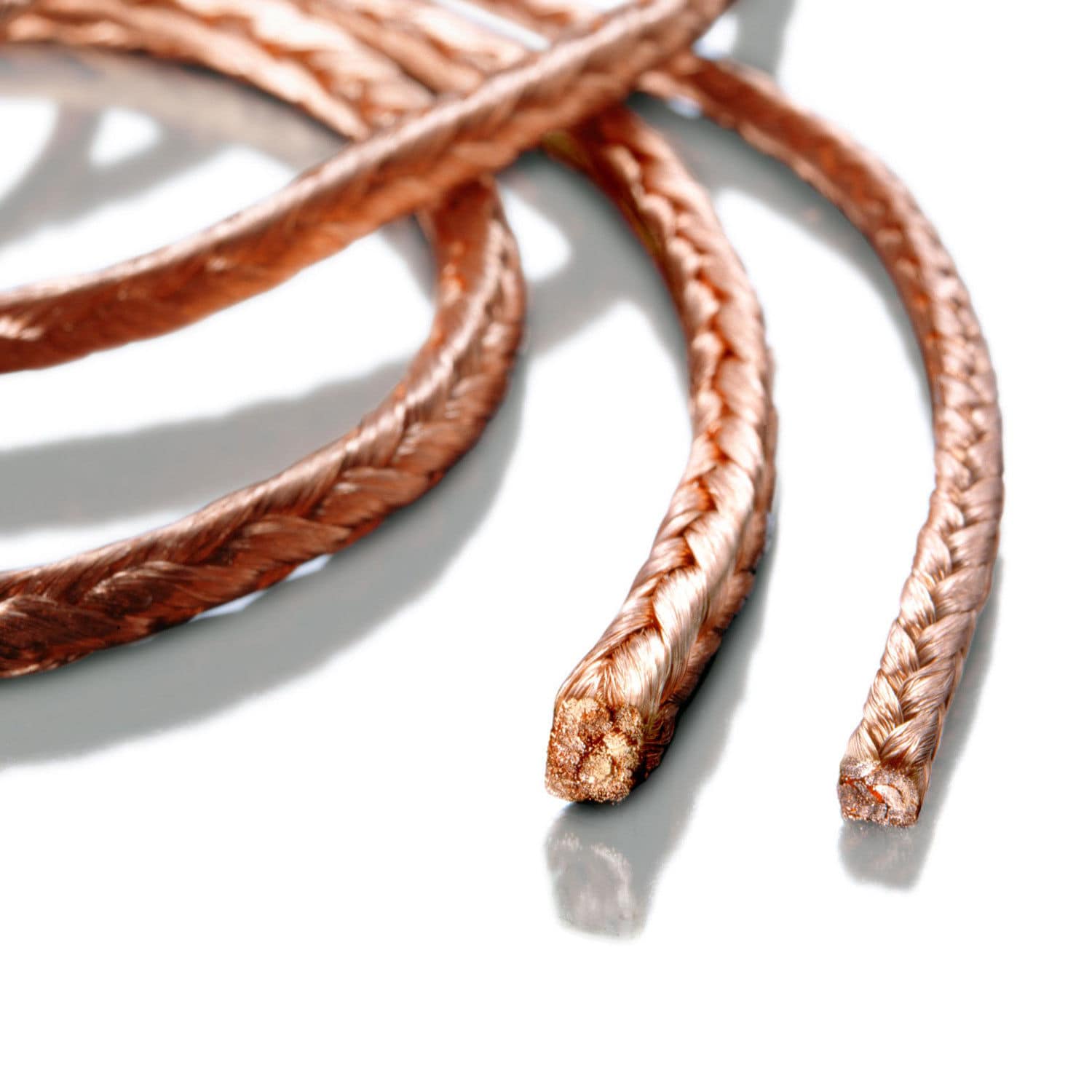 Copper mass braid - LEONI Draht GmbH - braided / round / square