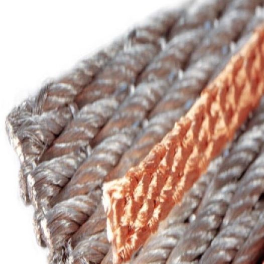 Copper mass braid - LEONI Draht GmbH - braided / flat