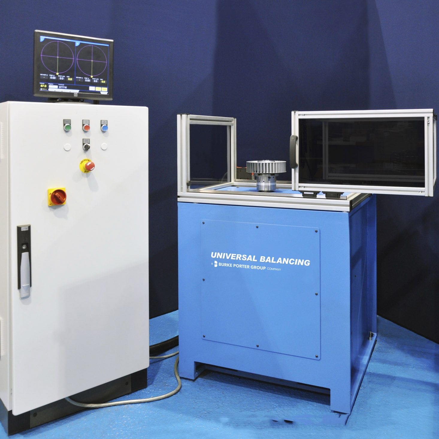 Vertical balancing machine - Universal Balancing - dynamic / static ...