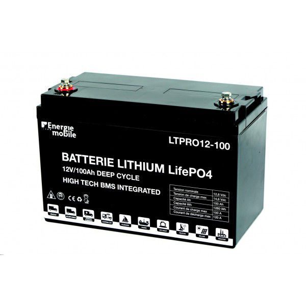 LiFePO4 battery - LTPRO12-60BT - ABL Transfo - 12 V / M8 / M6