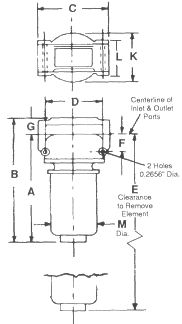 Liquid filter - AN6234 series - Purolator - strainer / T-shaped