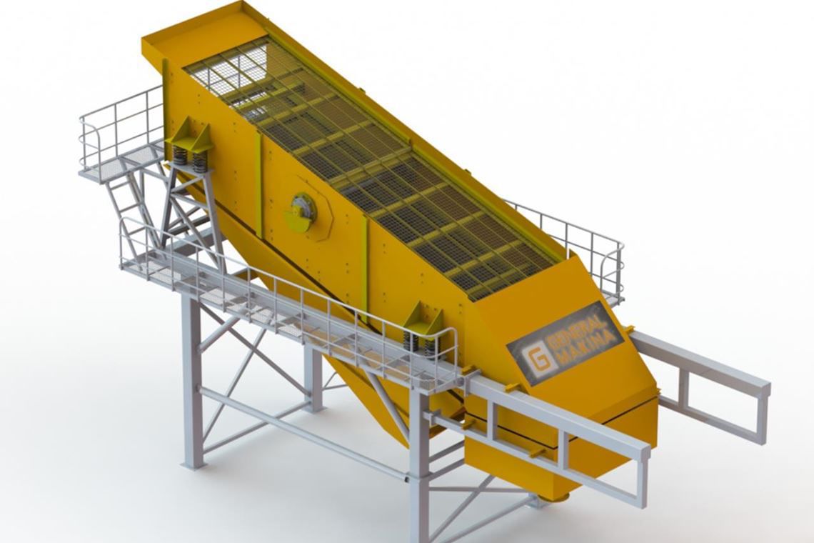 Mining screener - GNR series - GENERAL MAKINA - vibrating / for bulk ...
