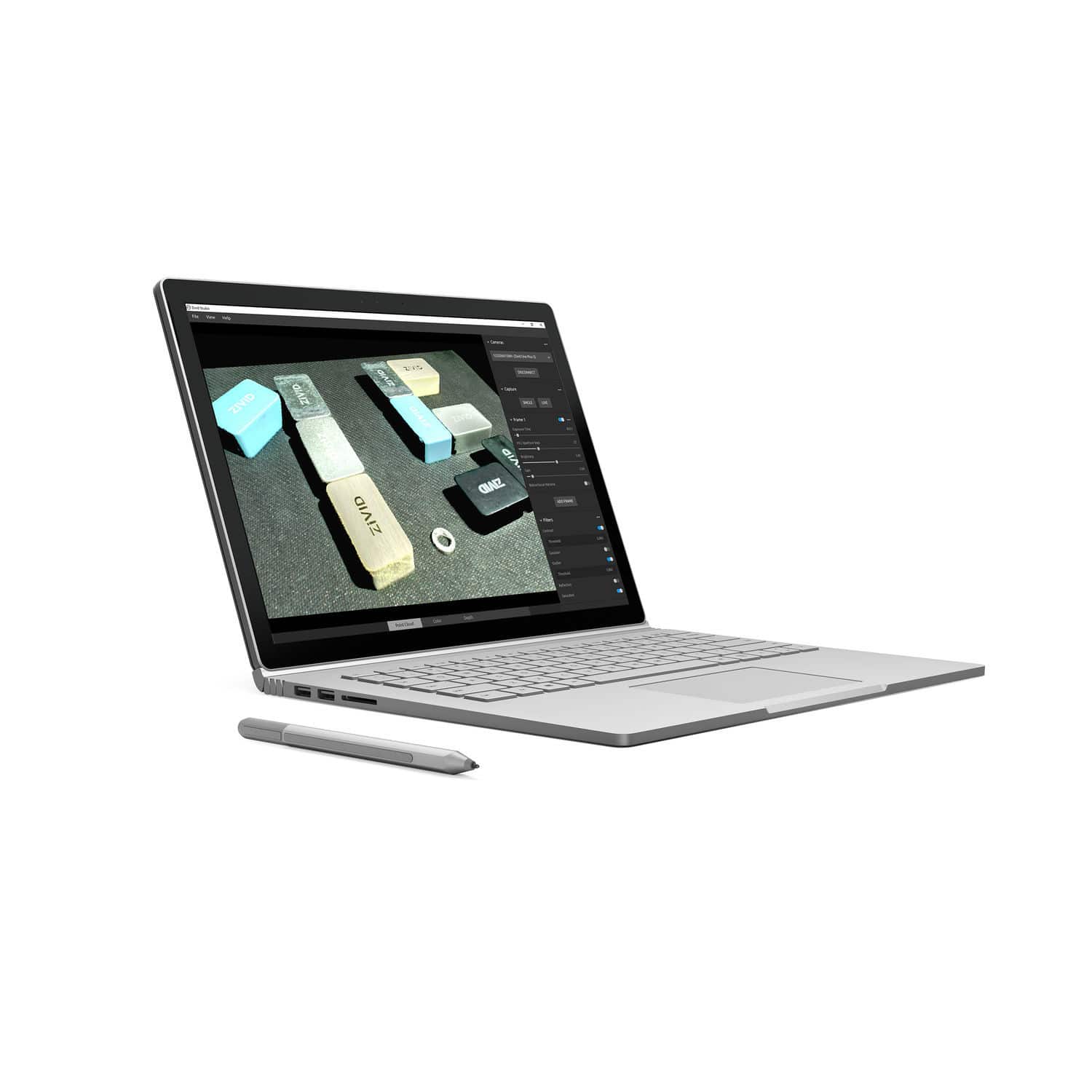 Visual inspection software library - Studio - Zivid - file import ...