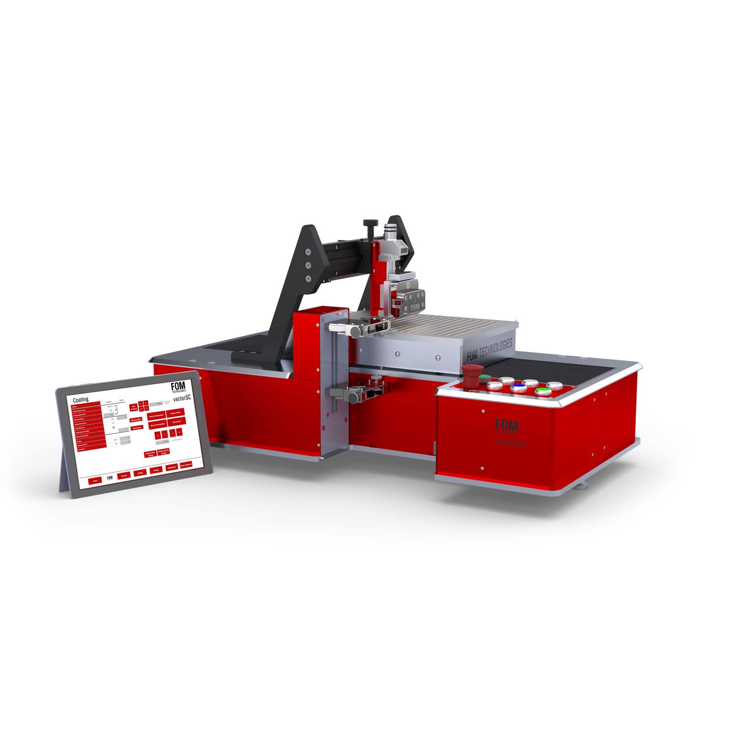 Slot-die coating machine - vectorSC - FOM Technologies A/S - for ...