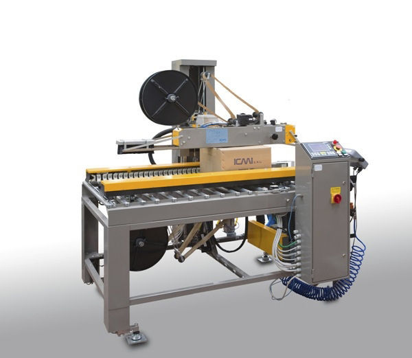 Gummed paper taping machine - ICMI Srl - with weight detection / with ...