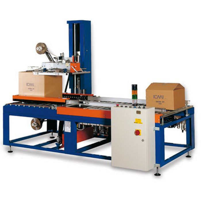 Double-flap case sealer - PV 60 BETA - ICMI Srl - adhesive tape / automatic