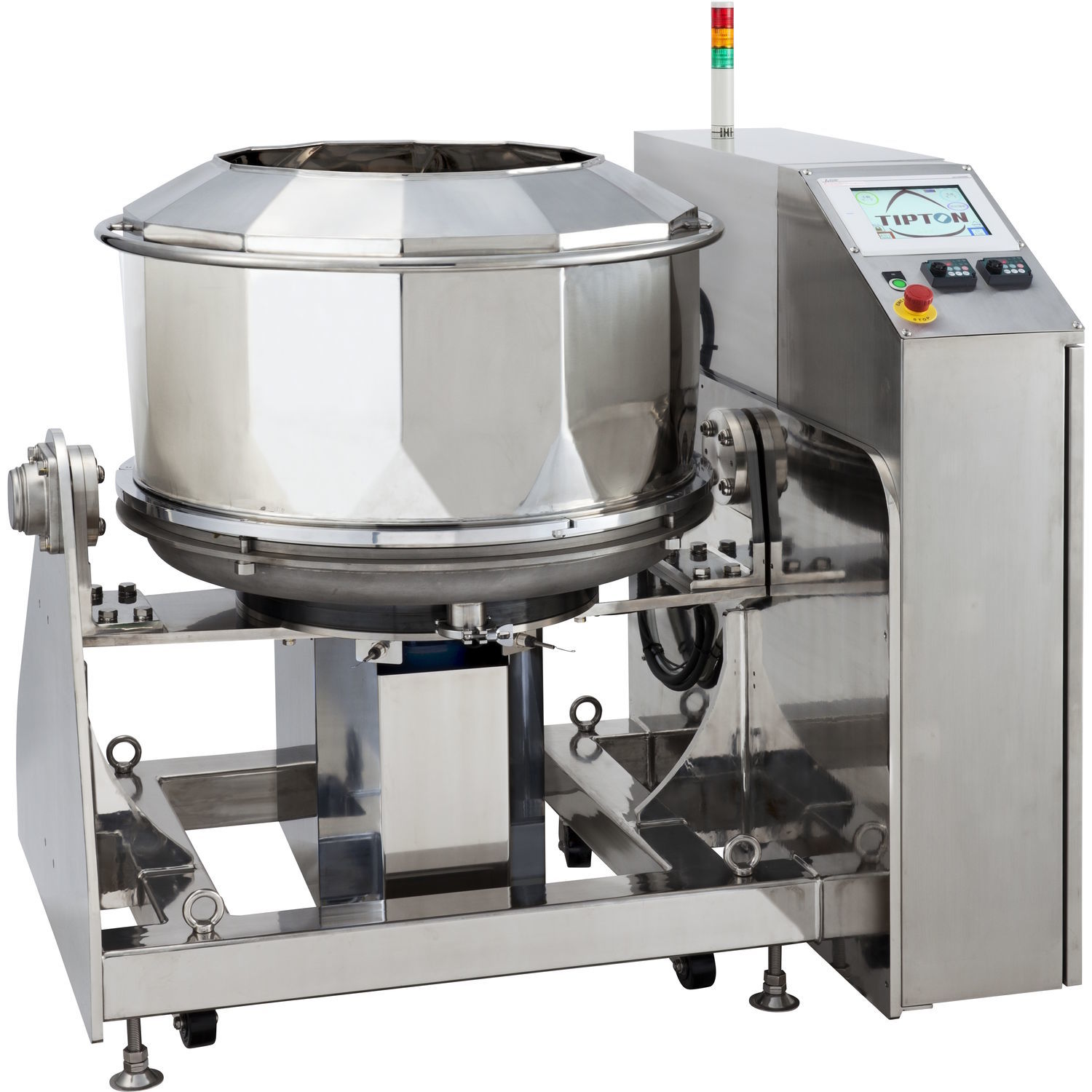 Rotary drum food coating machine - ECX Coaterow series - Tipton Corp.