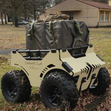 Inspection unmanned ground vehicle - BARAKUDA - Shark Robotics (Shark ...