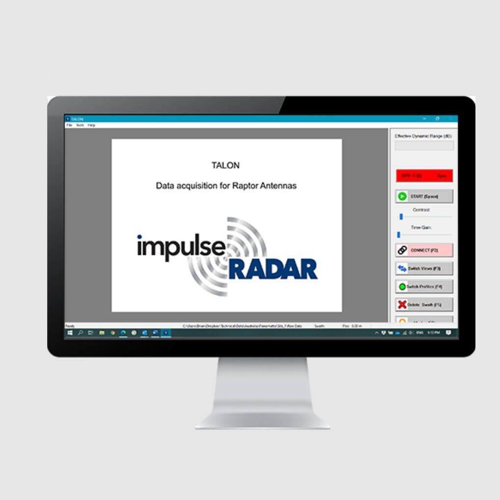 Measurement software - Talon - ImpulseRadar - data acquisition / design / control