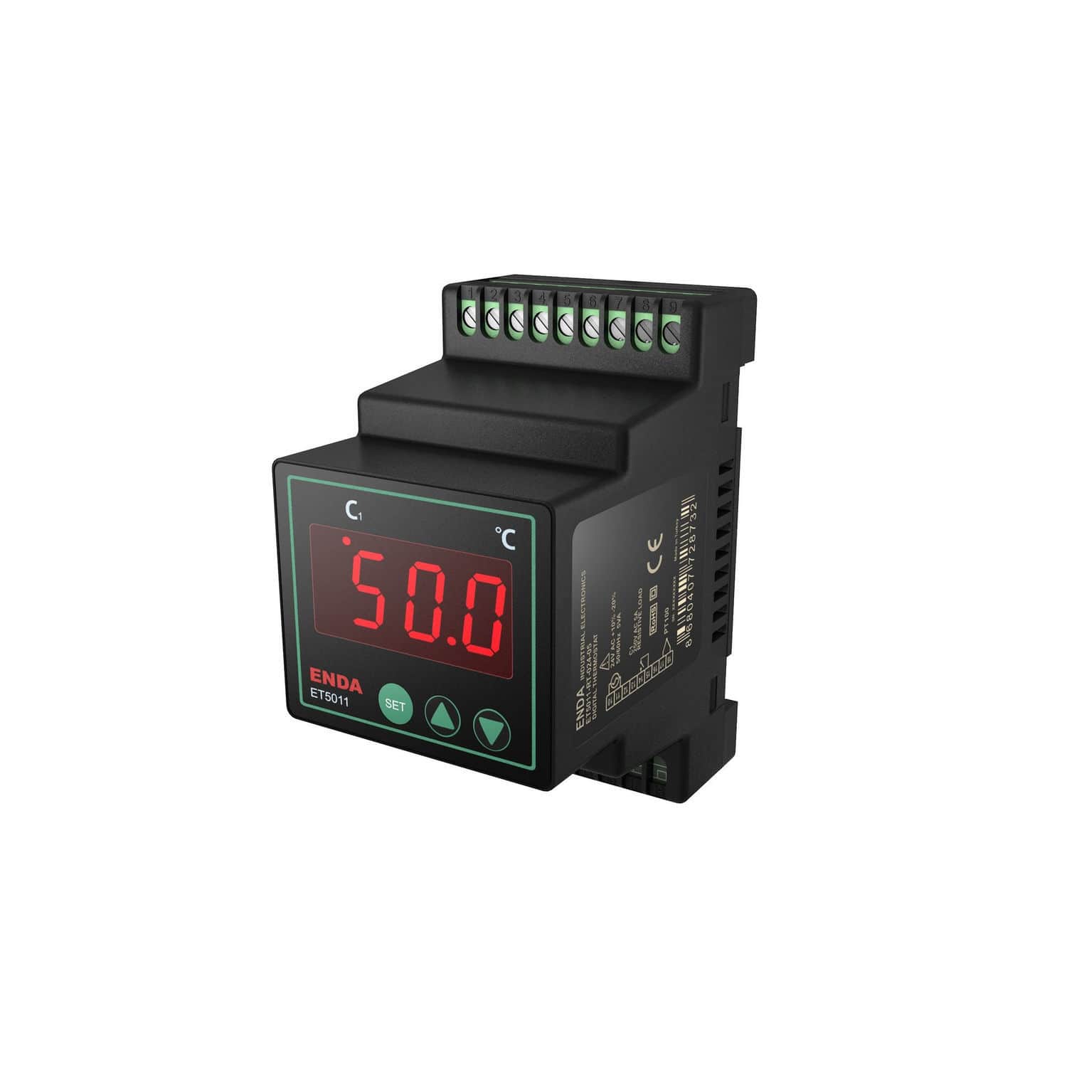 Digital temperature regulator - ET5011-230/LV-T/RT - Caldor Industrial ...