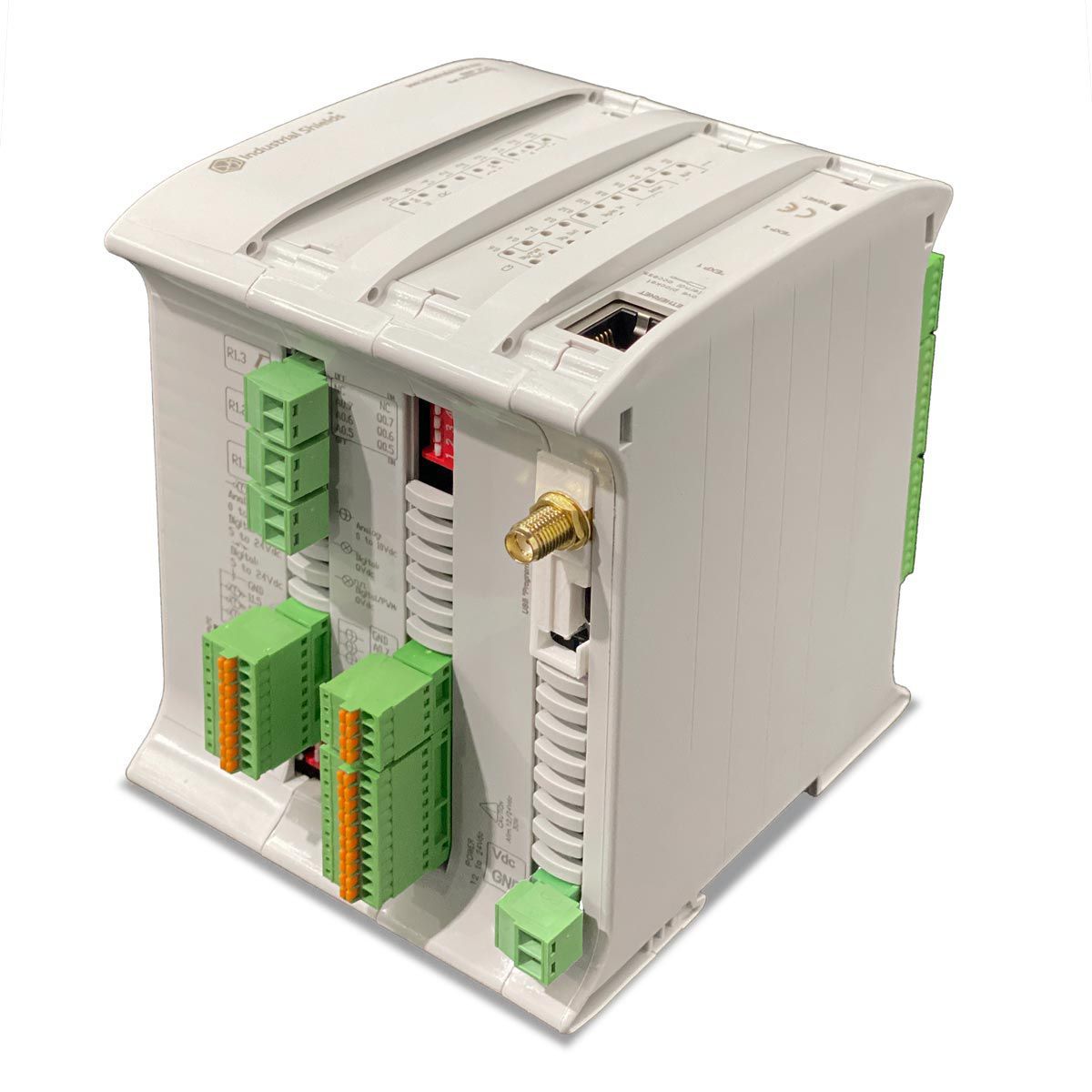 DIN rail PLC - ESP32 PLC 38AR - Boot and Work Corp, S.L. - digital input / analog inputs ...