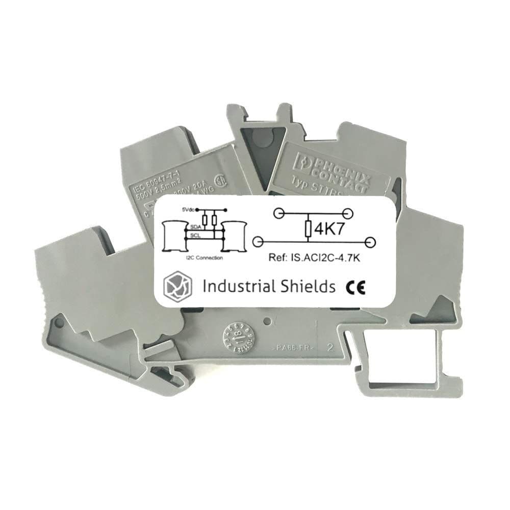 DIN rail-mounted terminal block - IS.ACI2C-4.7K - Boot and Work Corp, S ...