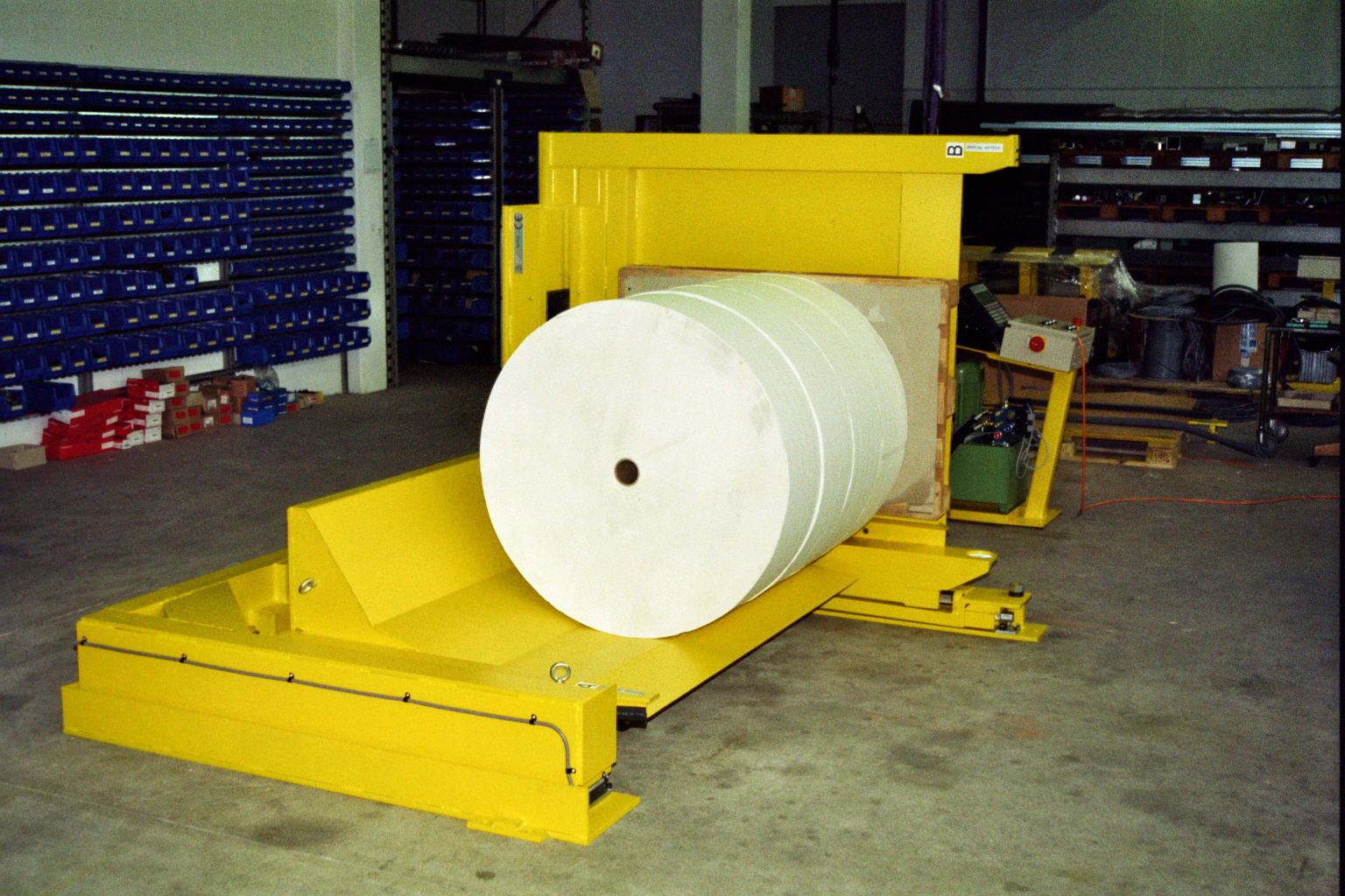 Hydraulic tipping station - RRW series - Witech Maschinen AG - reel / fixed