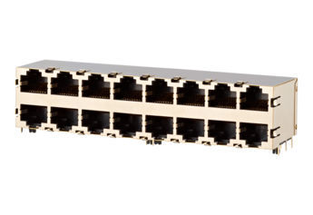 Data connector - IC AUTOMATION - RJ45 / straight / for printed circuit ...