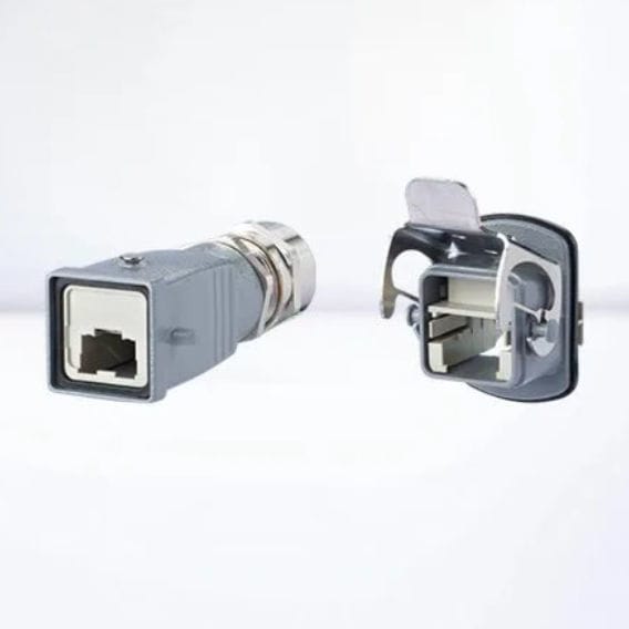 RJ45 electrical connector - IC AUTOMATION - Ethernet / rapid / metal