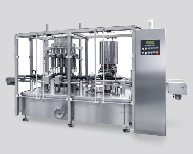Continuous-motion filler and capper - L series - CAM - automatic / for ...
