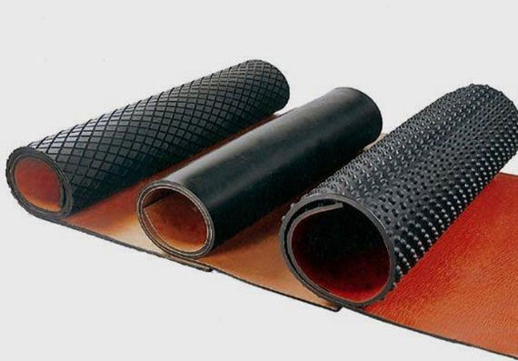 Rubber rubber sheet - Thejo Engineering Ltd - plain / grooved / for ...