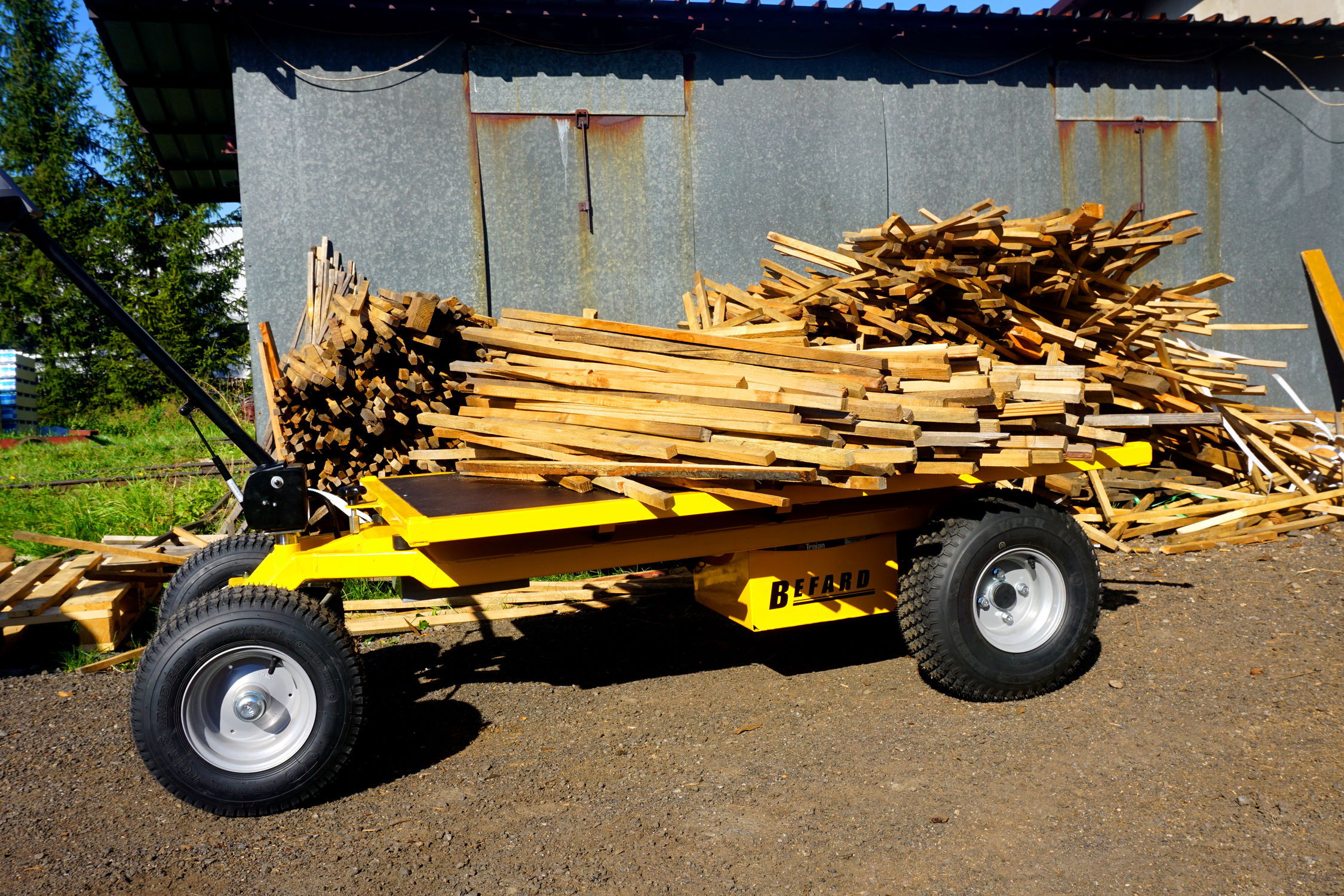 Transport trolley - UR series - Befard - platform / for heavy loads ...