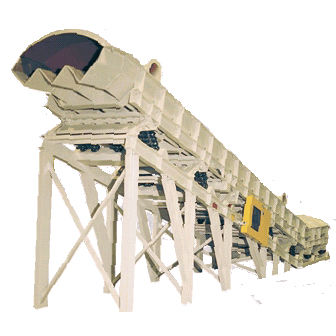 Vibrating conveyor - V-TROUGH® - General Kinematics - inclined / trough ...