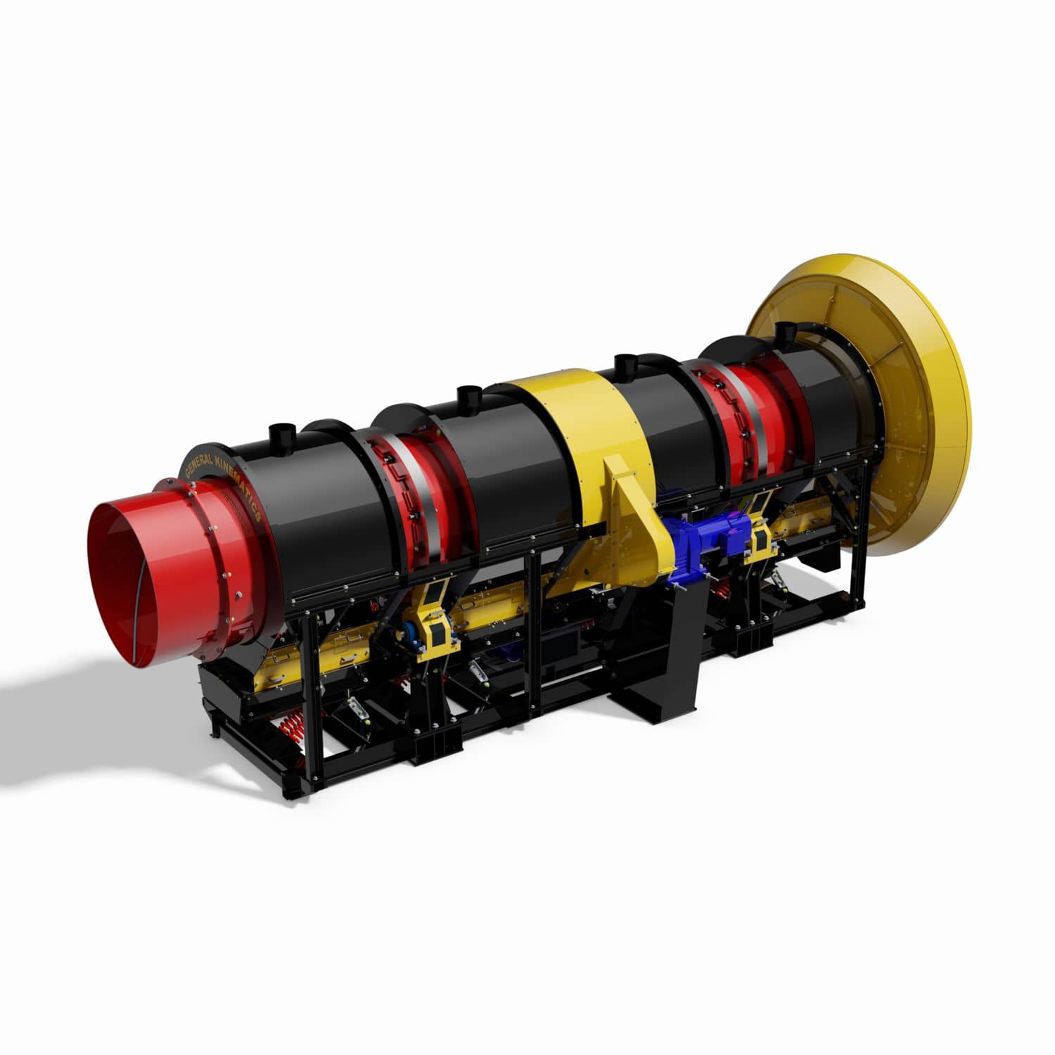 Rotary drum cleaning machine - DUCTA-CLEAN® - General Kinematics - for ...