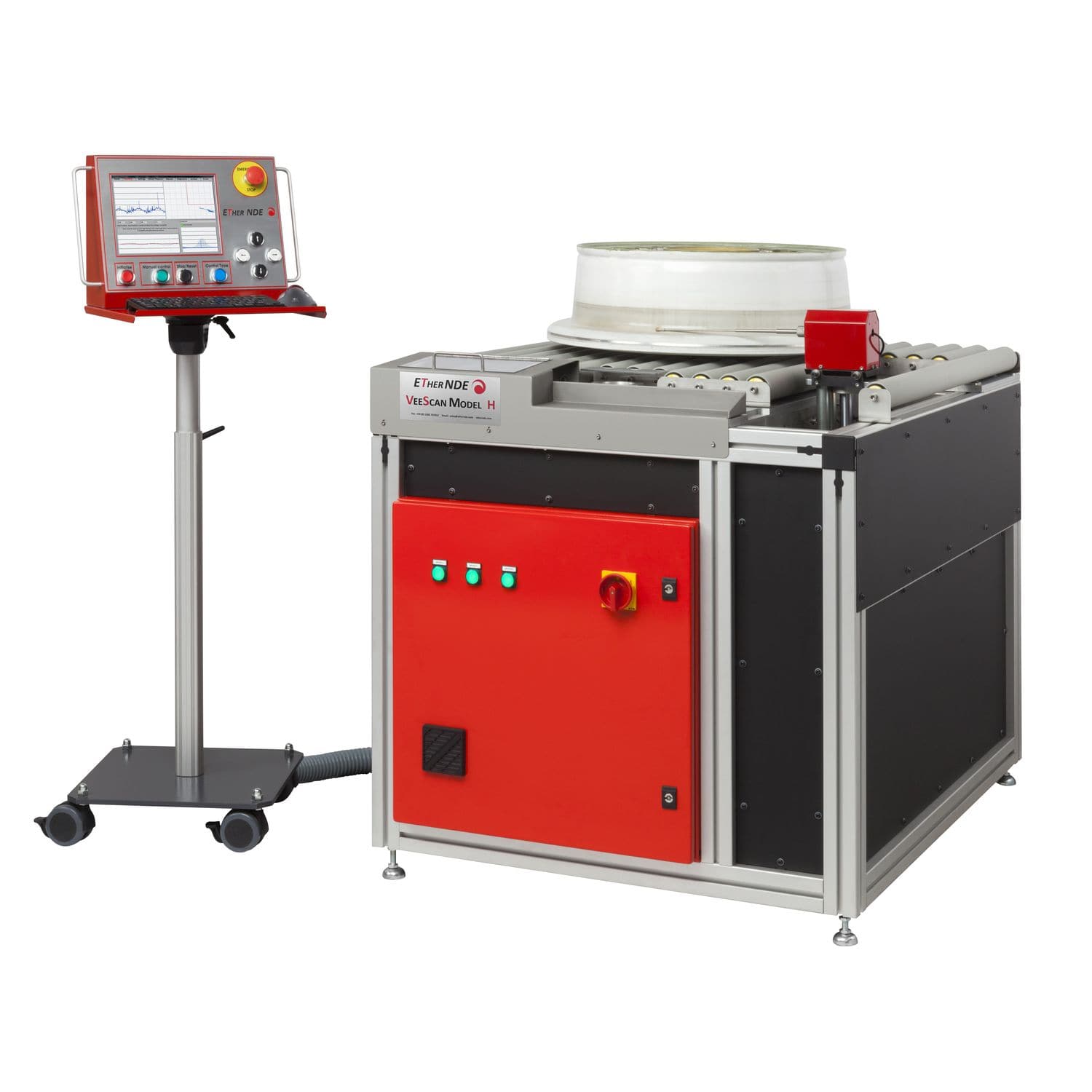 Eddy current inspection system - VEESCAN - Ether NDE - automatic