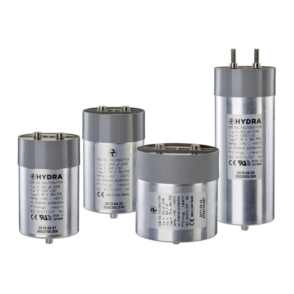 DC-link capacitor - E-DCL series - HYDRA a.s - metalized polypropylene ...