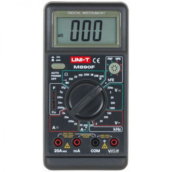 Digital multimeter - M890F - Erko - portable / 1000 V / 20 A