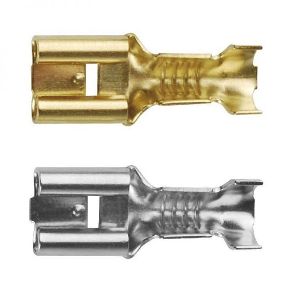 Female wire terminal - MS series - Erko - cylindrical / brass