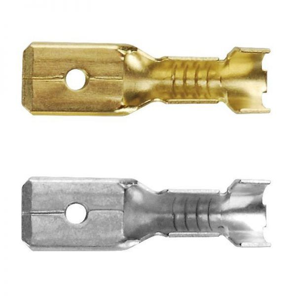 Female wire terminal - TS series - Erko - cylindrical / brass