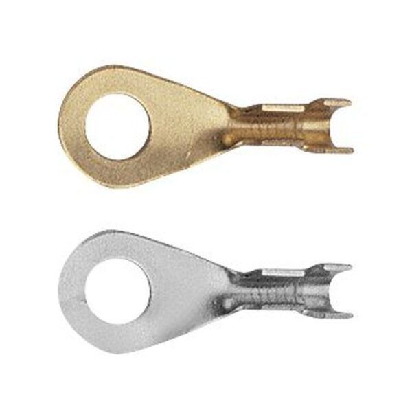 Ring wire terminal - KOP series - Erko - tubular / brass