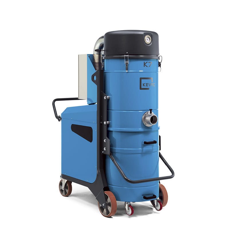 Industrial vacuum cleaner - K7 - KEVAC SRL - dry / three-phase / wheel ...