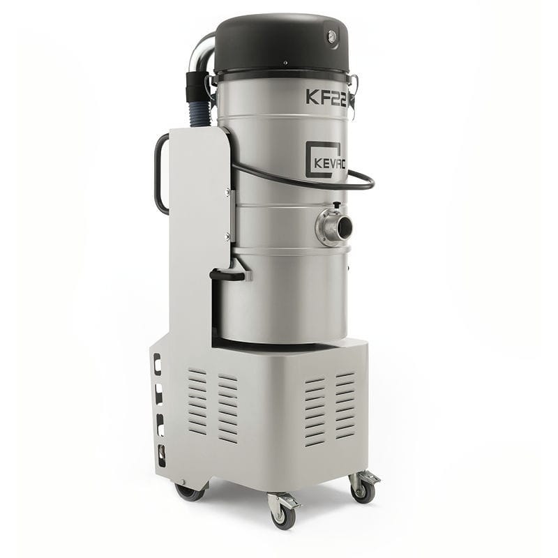 Industrial vacuum cleaner - KF22 - KEVAC SRL - dry / three-phase / mobile