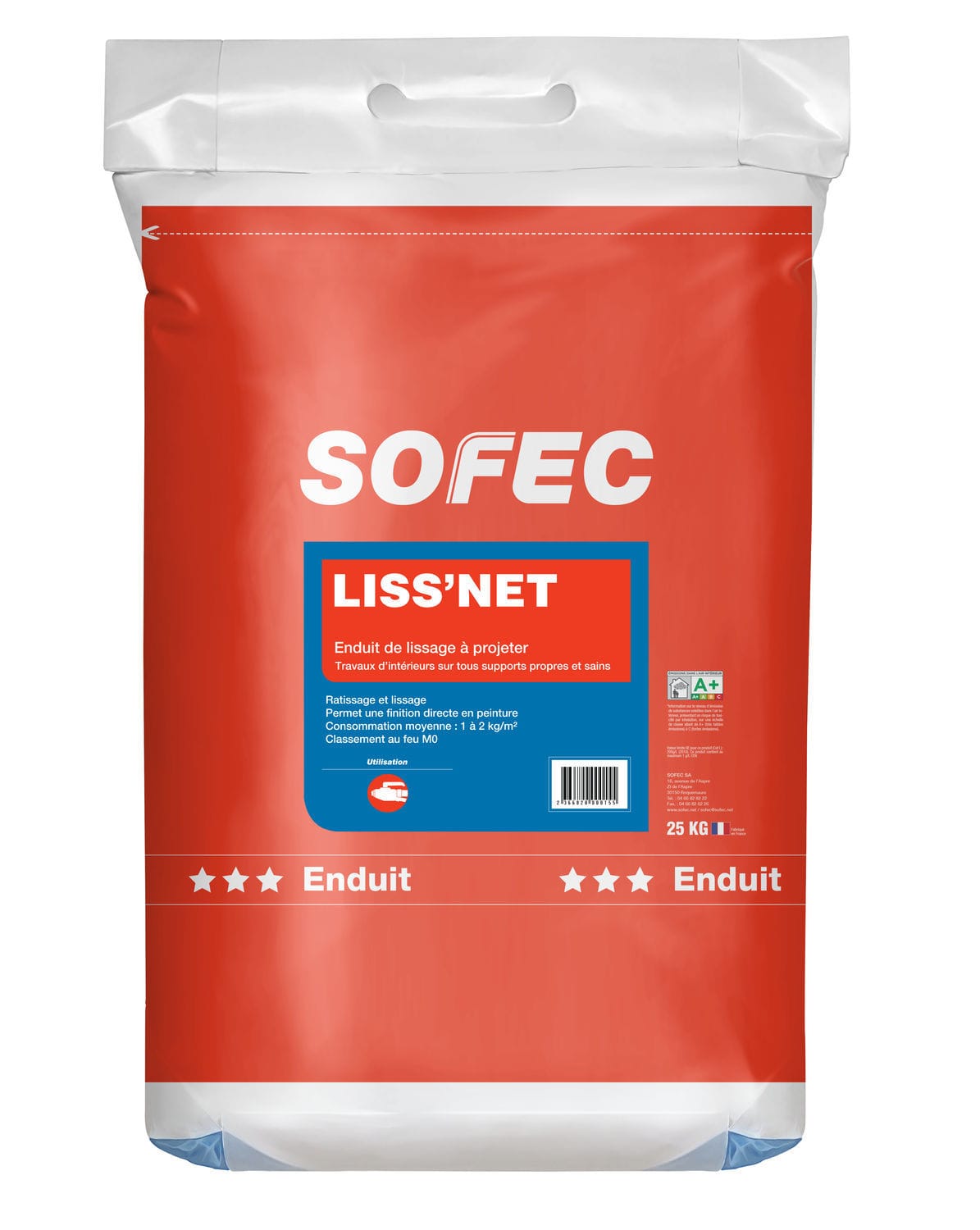 Acrylic coating - Liss'Net - Sofec - moisture / powder