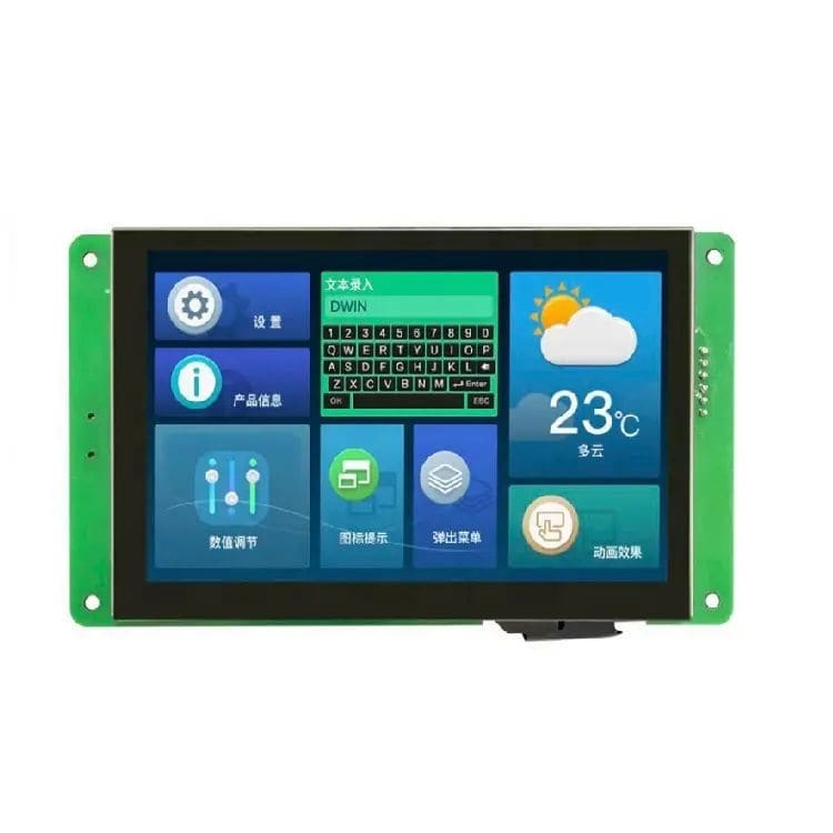 HMI LCM module - DMG80480C050_04W - Beijing DWIN Technology Co., Ltd. - TFT LCD / IPS ...