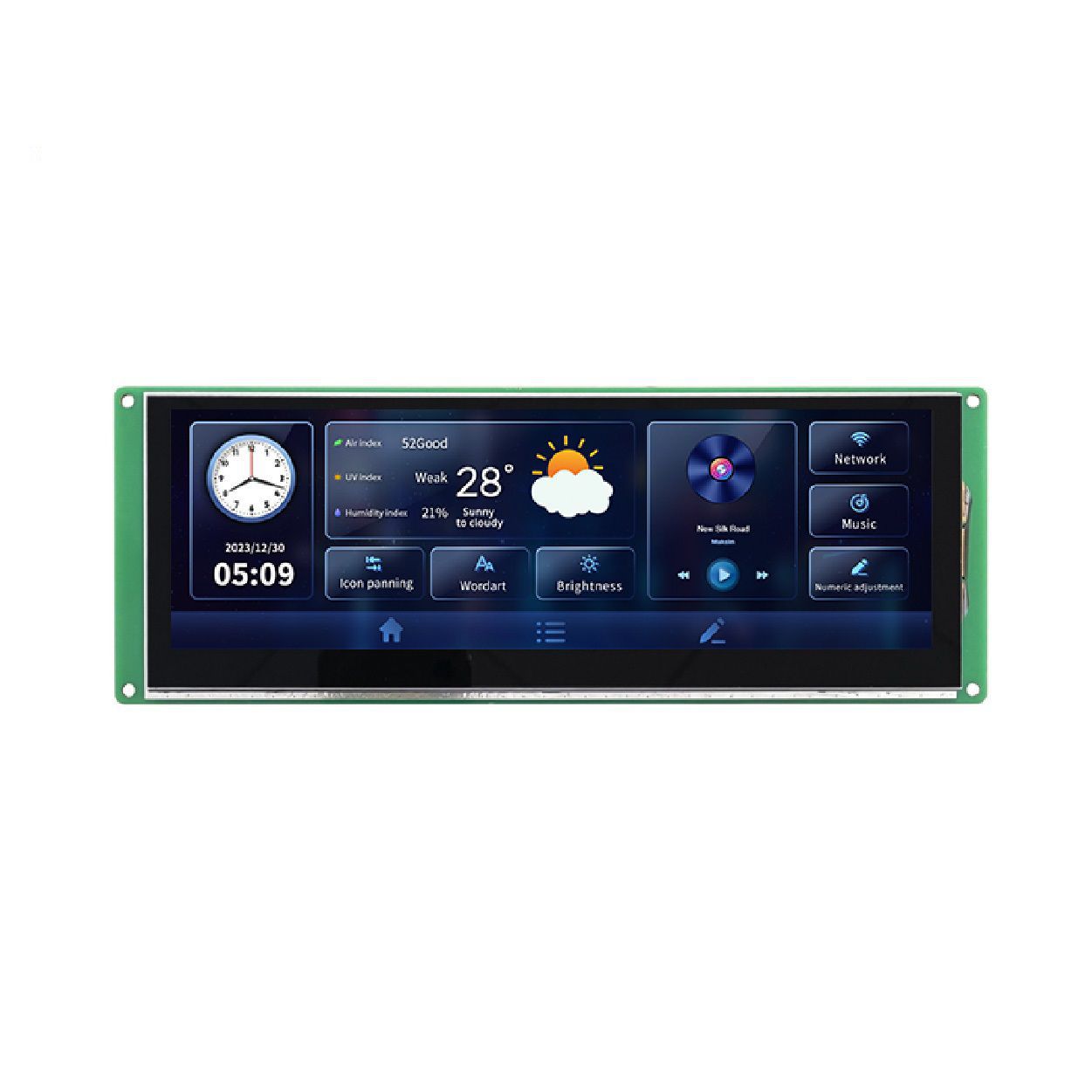 TFT LCD display module - DMG12400C074_03W - Beijing DWIN Technology Co., Ltd. - IPS / capacitive ...