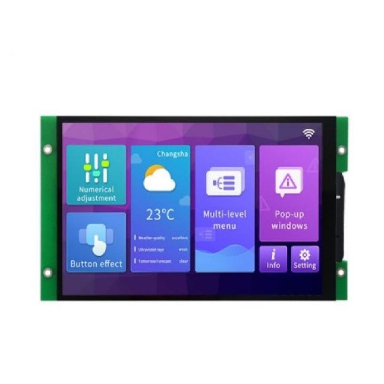 TFT LCD display module - DMG12800C080_03W - Beijing DWIN Technology Co., Ltd. - IPS / capacitive ...