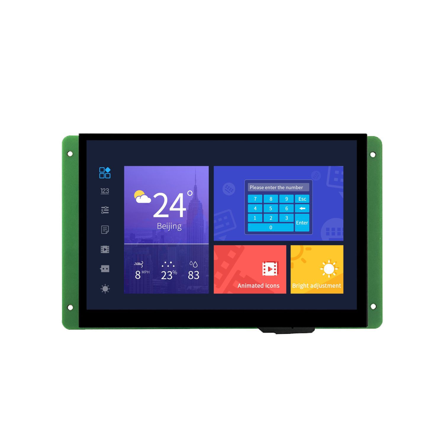 Display module with controller - DMG12800T070_01W - Beijing DWIN ...