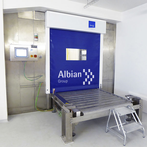 Pallet pass-through box - ALBIAN GROUP - for the food industry / for ...