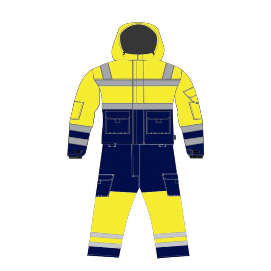 High-visibility suit - JRL012 - Apparel Supply Solutions - work / anti ...