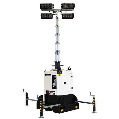 LED light tower - Basetower - italtower.como - single-phase