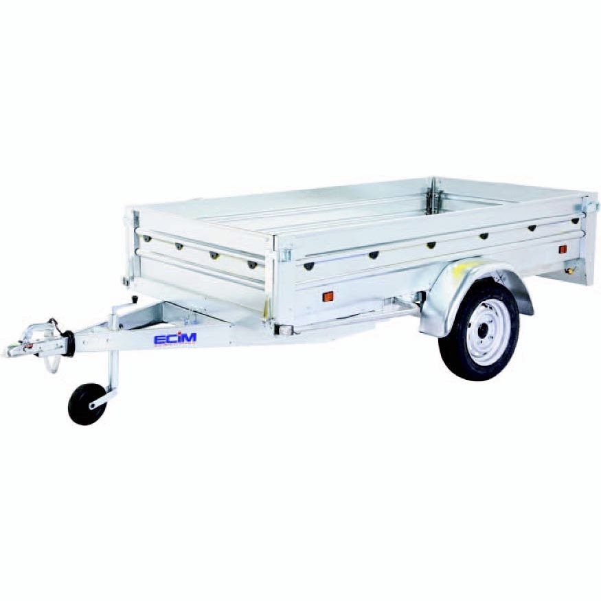 Construction trailer - VB series - ECIM Remorques - for waste / for ...