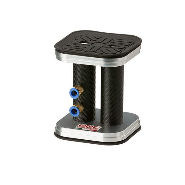 Square suction cup - 100x100 - GNC Meccanica - rubber / aluminium / modular