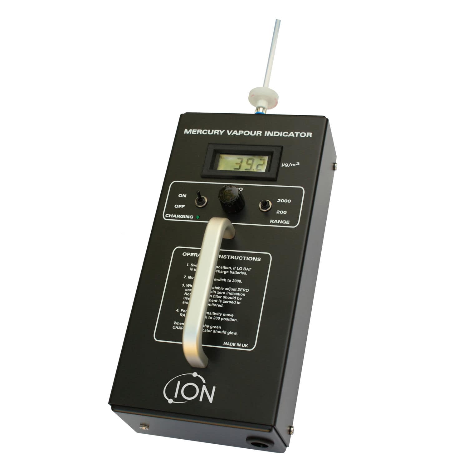 Mercury detector - MVI - ION Science Global - digital / UV / double-beam