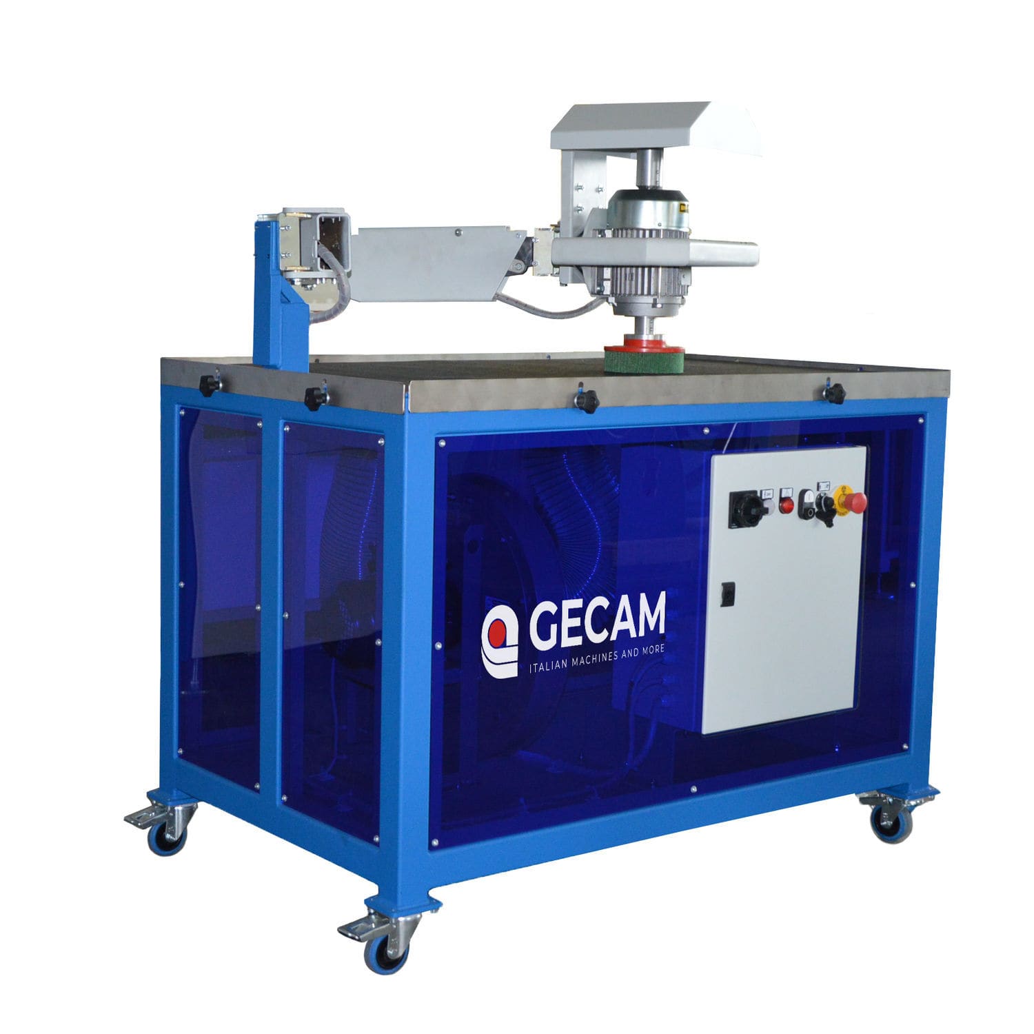 Disc deburring machine - EASY T - GECAM SRL - edge rounding / grinding / polishing