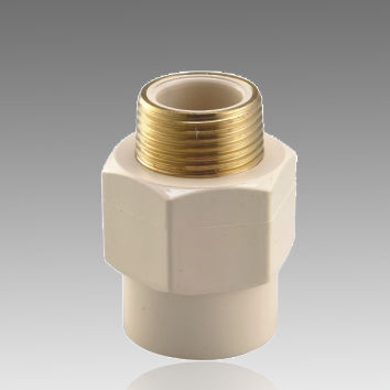 Pipe adapter - CP020 - Yonggao Co., Ltd. - male / brass