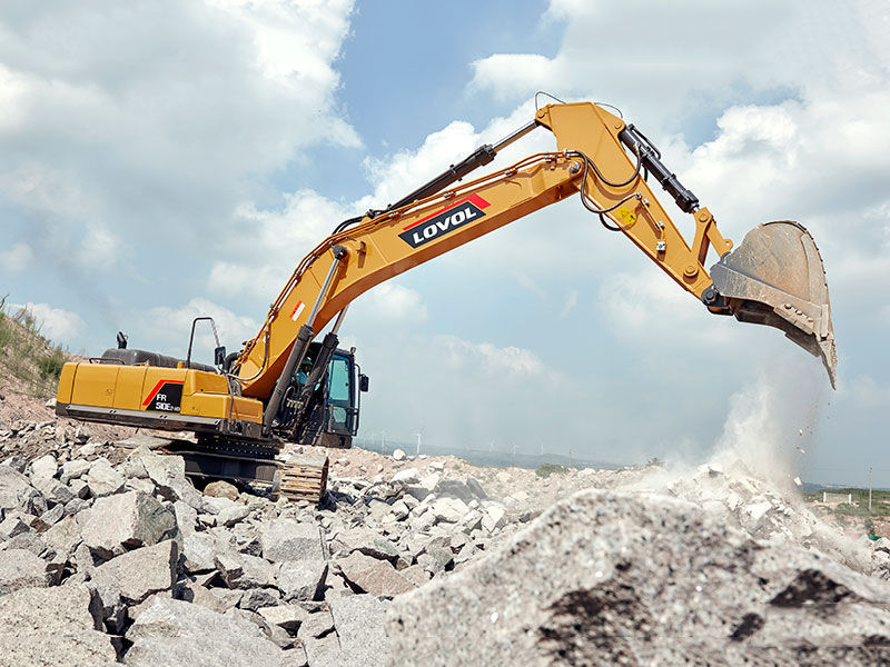Large excavator - FR510E2-HD - Lovol Heavy Industry Co., Ltd. - crawler / diesel