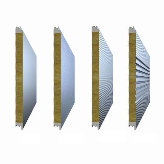 Rock wool core sandwich panel - Shandong Wiskind Steel Building Stock ...